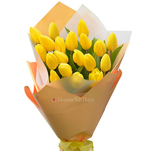 Ramo de tulipanes en lima peru | Floreria San Borja
